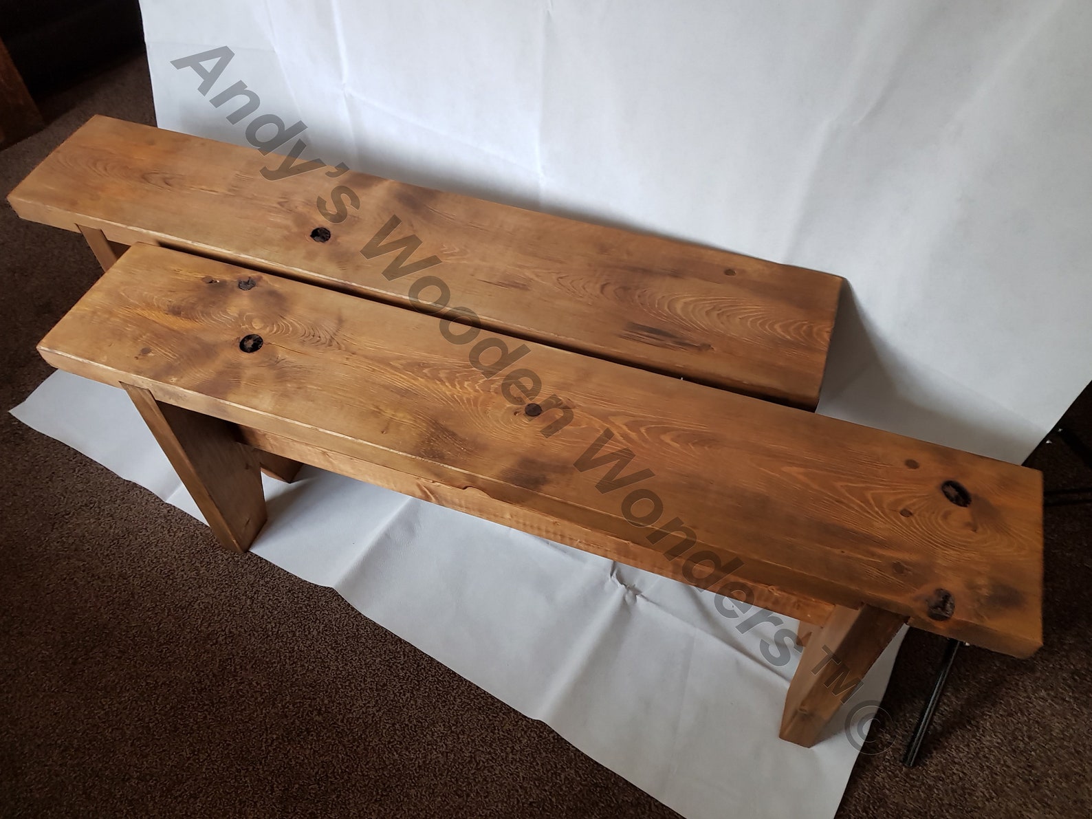 Country Style Bench. Rustic, Bespoke, Reclaimed Timber. Made-to-order ...