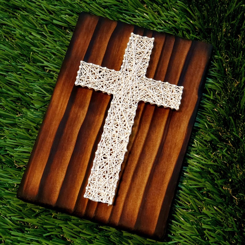 Cross String Art - Etsy