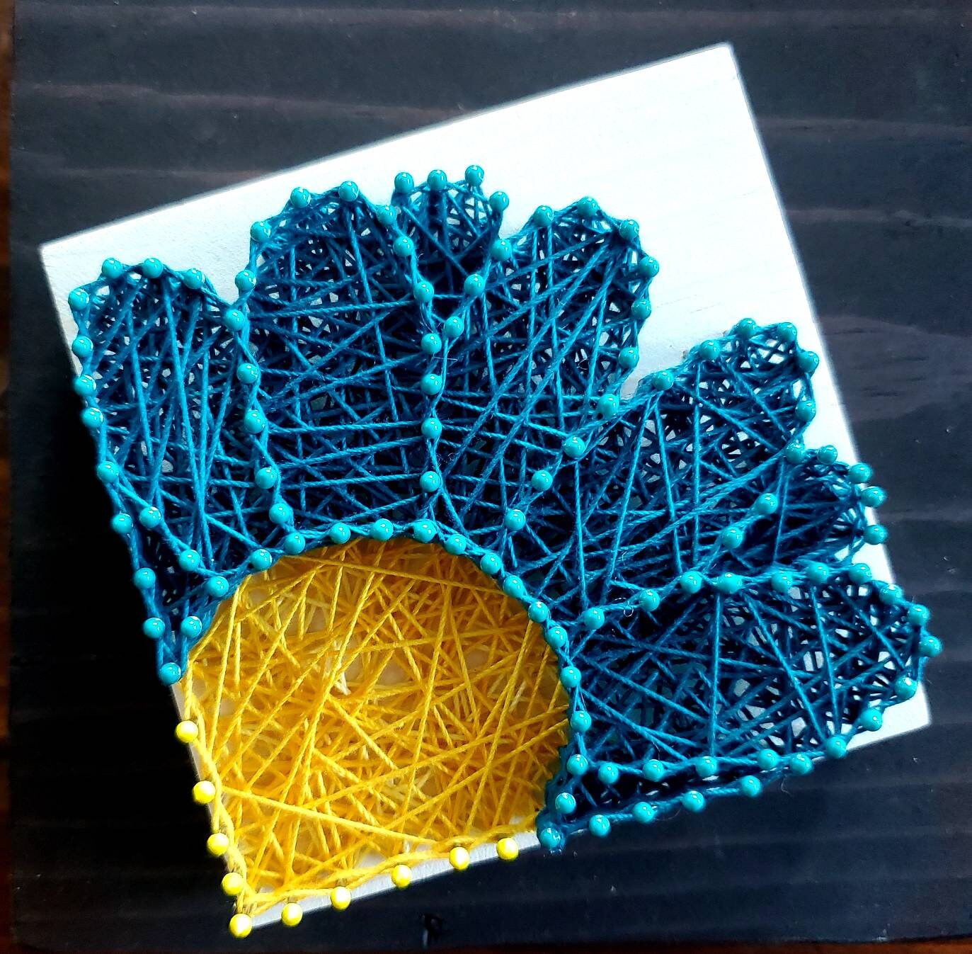 Daisy DIY String Art Kit Flower String Art Mini Daisy - Etsy