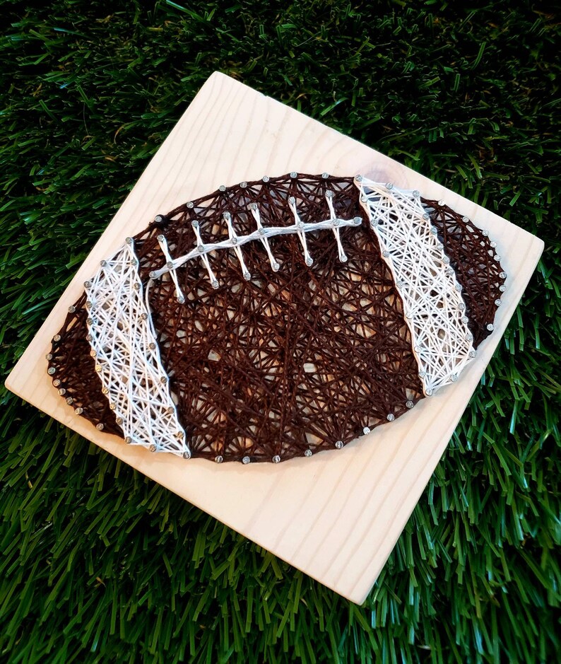 Football String Art Sports Football String Art Room | Etsy