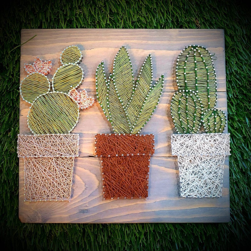 Cactus String Art - Etsy