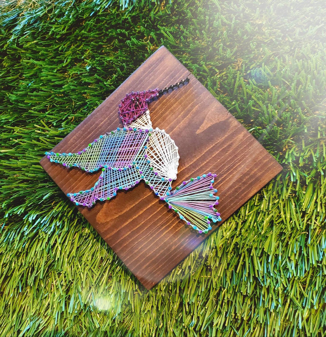 Hummingbird String Art Available Option as D.I.Y. Kit - Etsy
