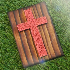 Cross String Art - Cross String Art Kit - DIY Kit - Spiritual Art - NO ...