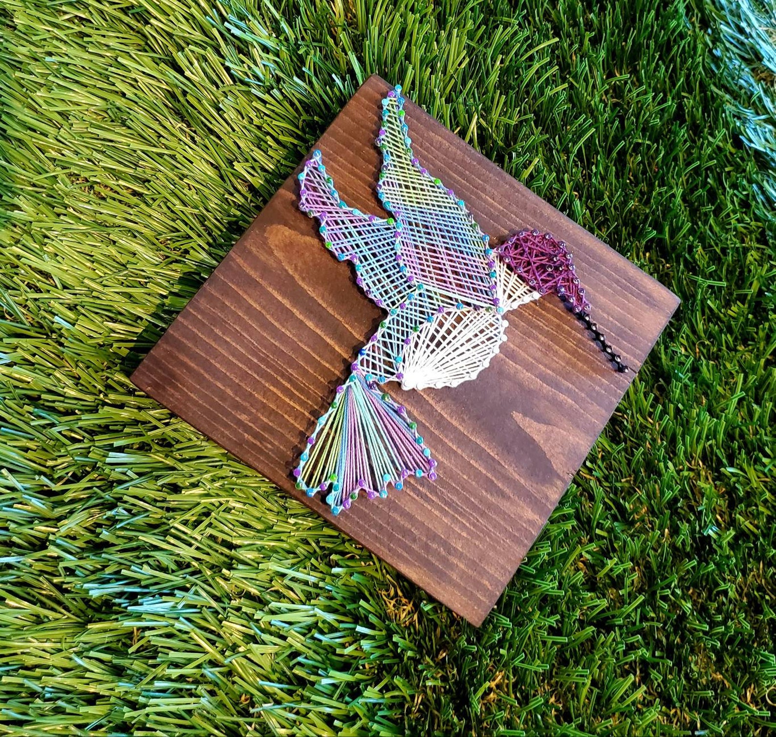 Hummingbird String Art Available Option as D.I.Y. Kit | Etsy