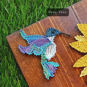 Hummingbird String Art - Available Option as D.I.Y. Kit - String Art ...