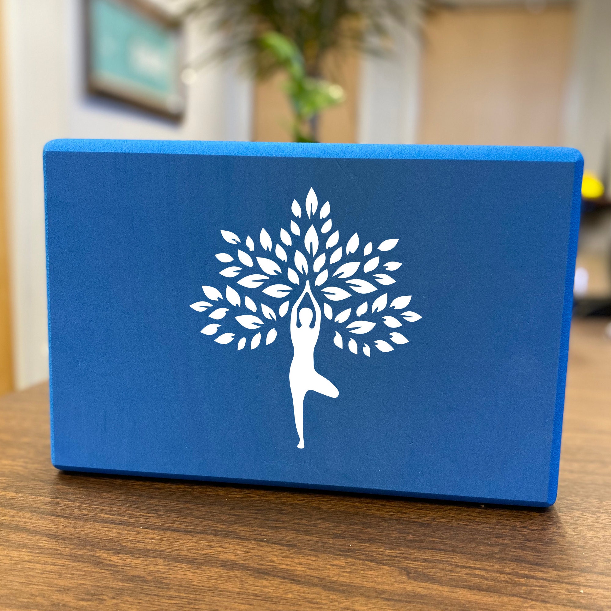 Tree Pose Yoga Block - Etsy