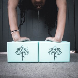 Tree Pose Yoga Block - Etsy