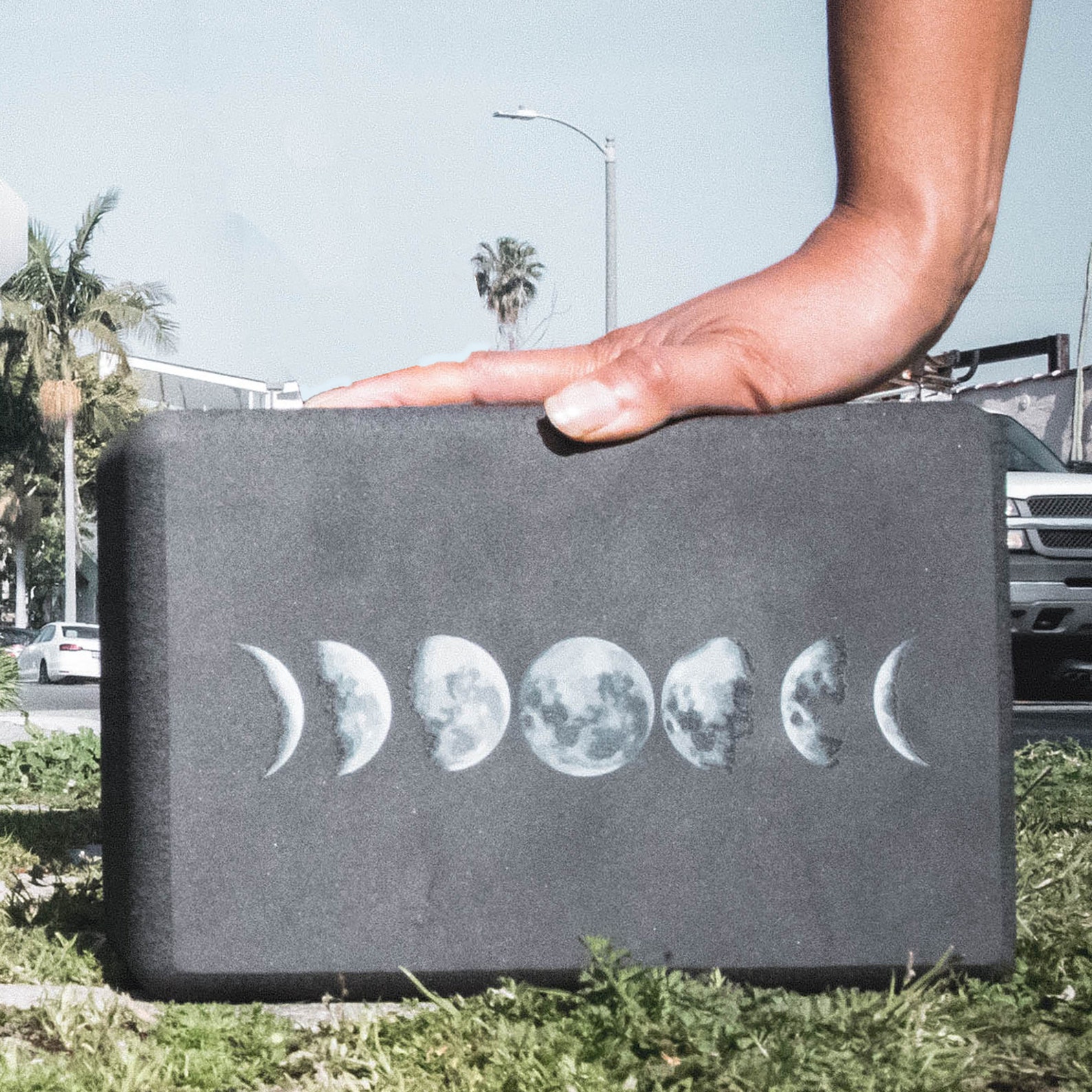 Moon Phase Yoga Block - Etsy