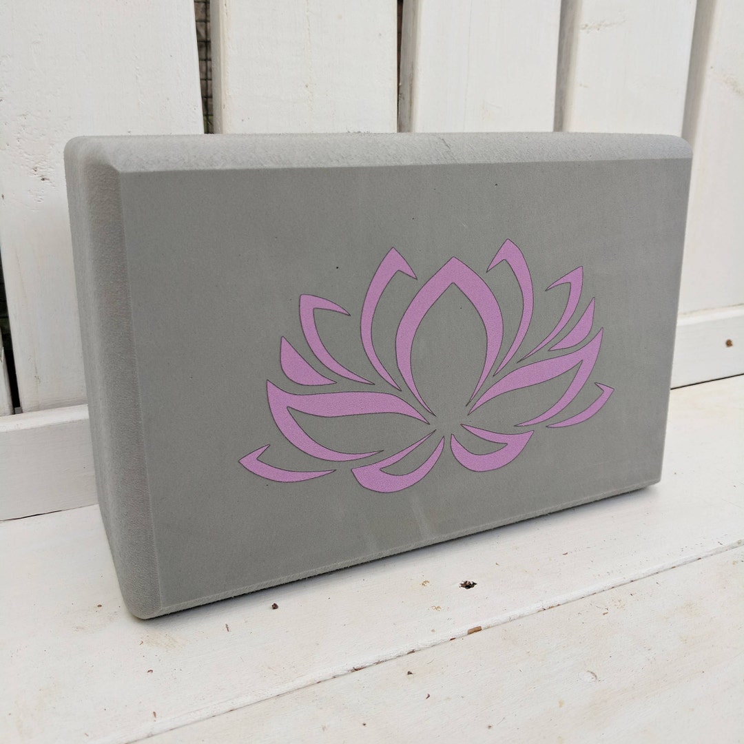 Lotus Flower Yoga Block - Etsy