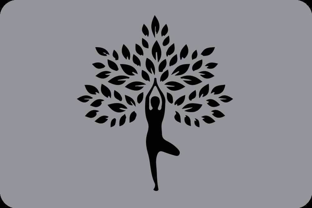 Tree Pose Yoga Block - Etsy