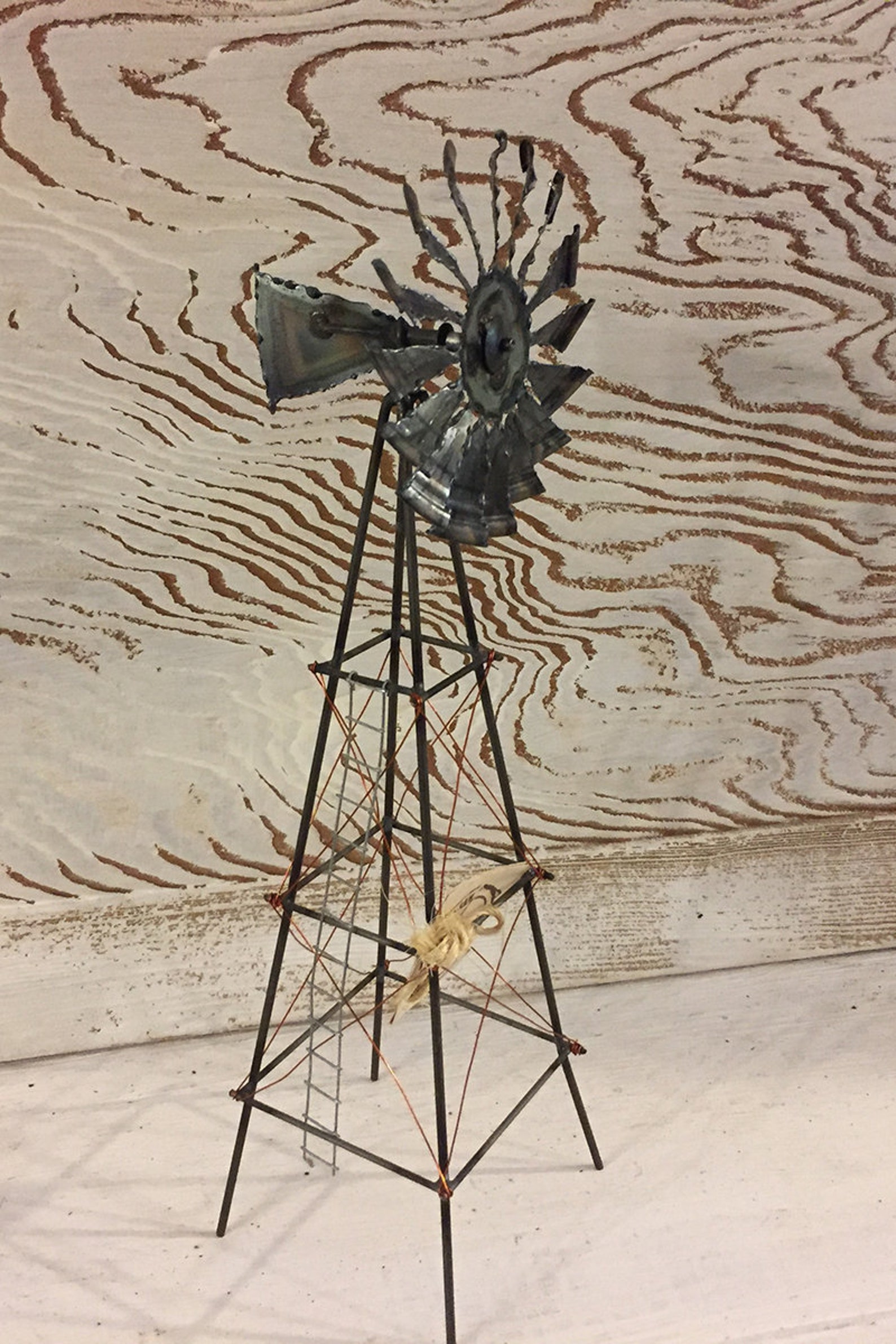 Windmill Handmade in Oklahoma - Metal Art Piece With Working Blades. - Etsy