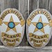 Large Wooden Police Badge Plaque Personalized Custom Engraved Wall ...