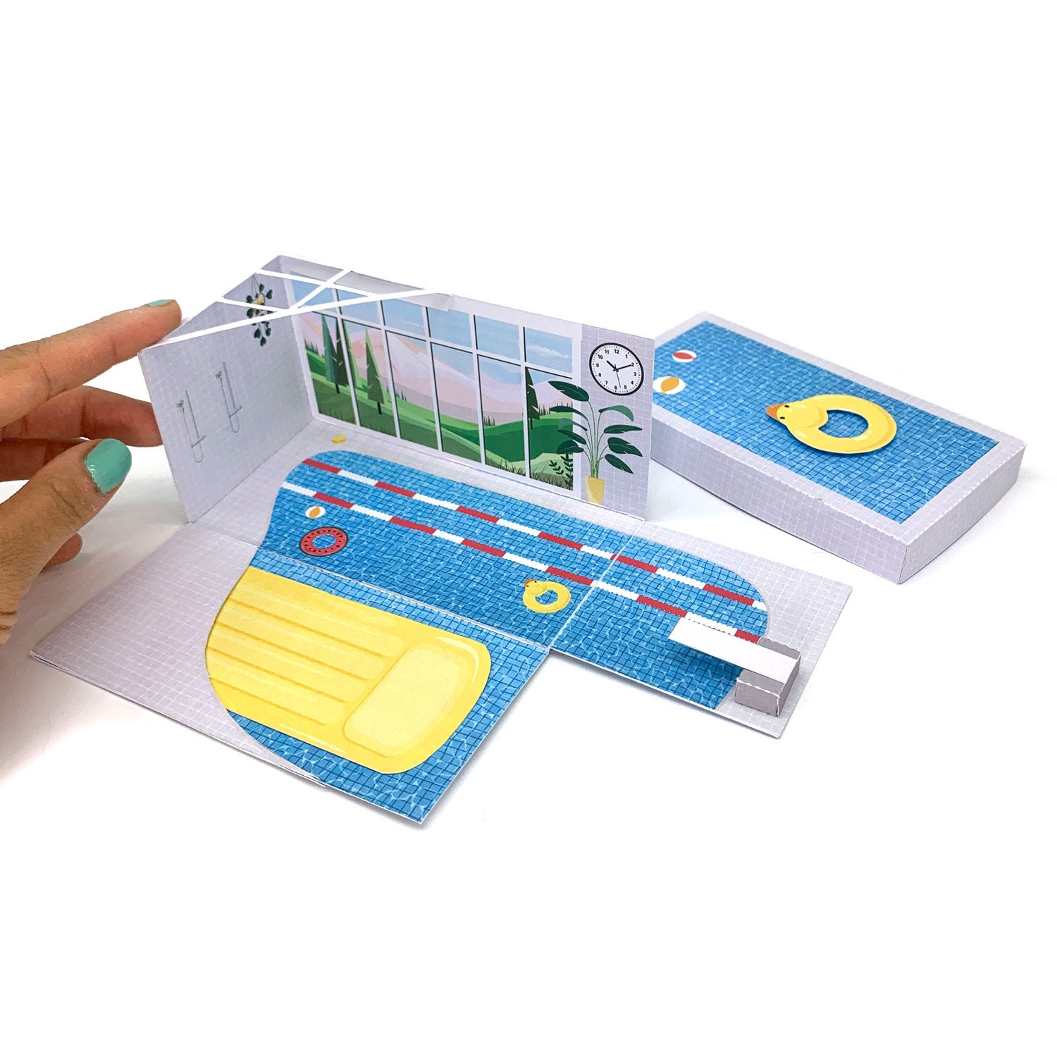 PDF File: DIY Swimming Pool Voucher to Print Out - Etsy