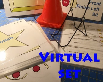 AKC Rally Signs Akc's Virtual EXCELLENT Class Only Laminated Set - Etsy