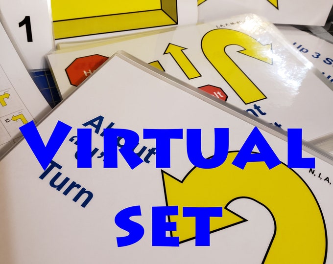AKC Rally Signs Akc's Virtual INTERMEDIATE Class Only Laminated Set - Etsy