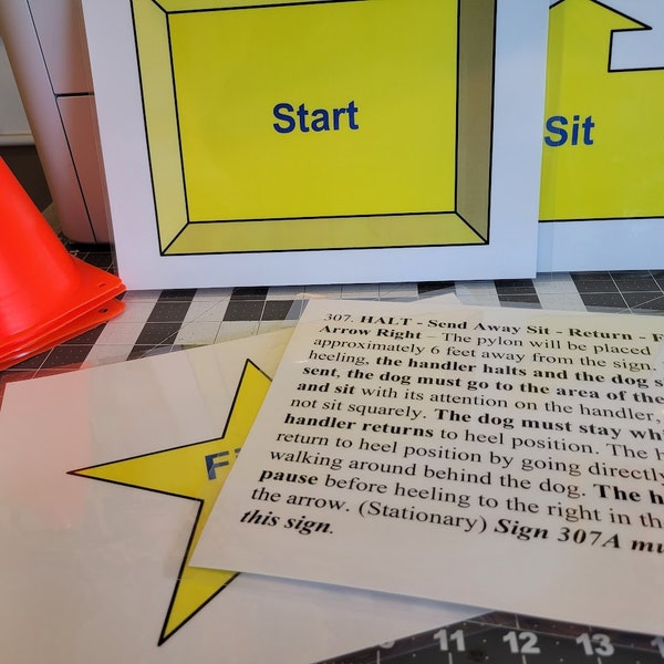 Rally Novice Signs - Etsy