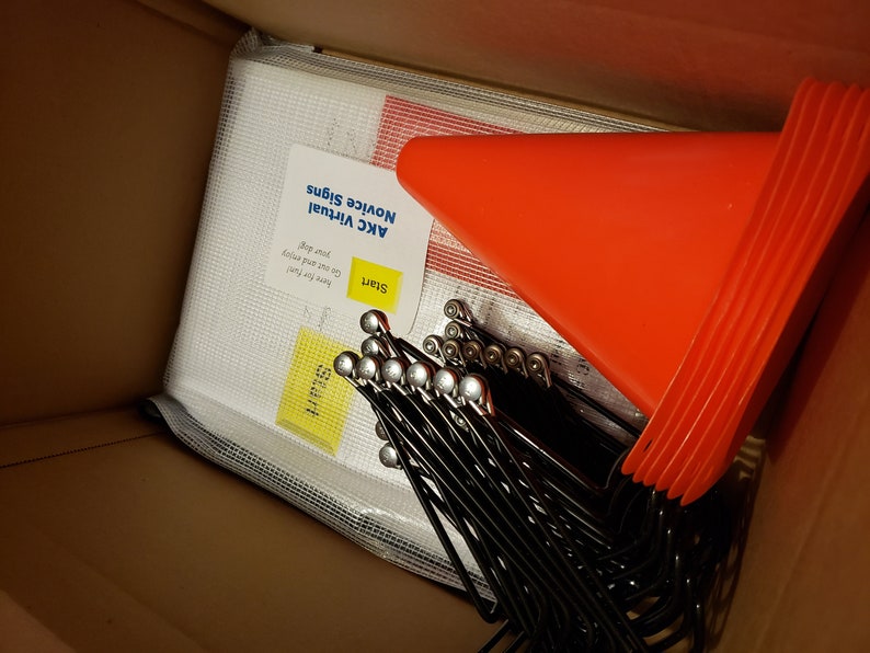 AKC Rally Signs Akc's Virtual Novice & Intermediate Classes Laminated ...