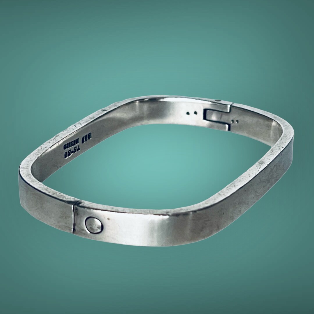 Sterling Silver Bangle Made in Mexico - Etsy