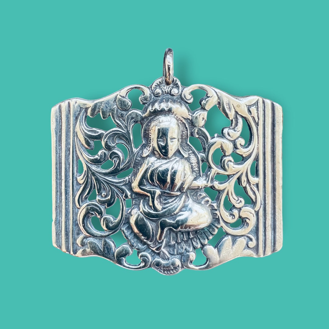 Silver Hindu Deity Pendant - Etsy