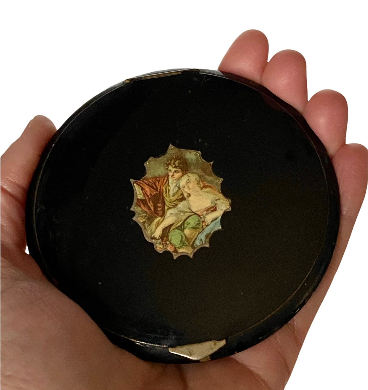 Antique French Powder Compact | Etsy
