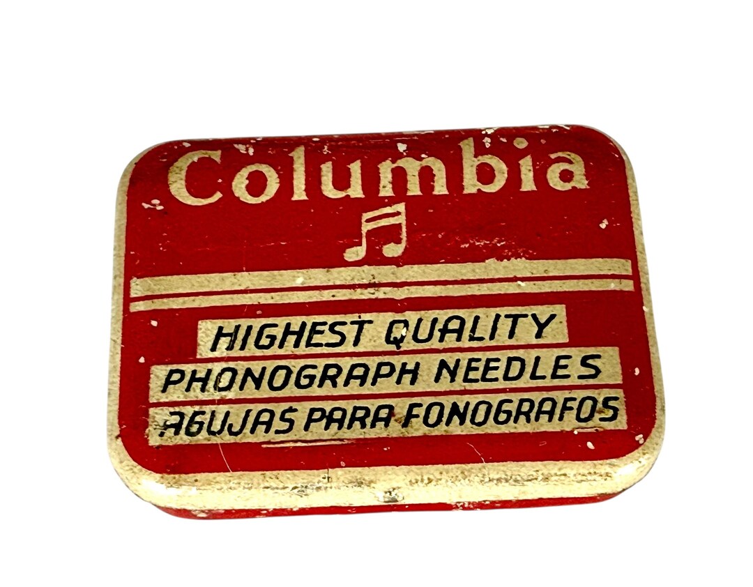 Columbia Phonograph Needles Tin Box - Etsy