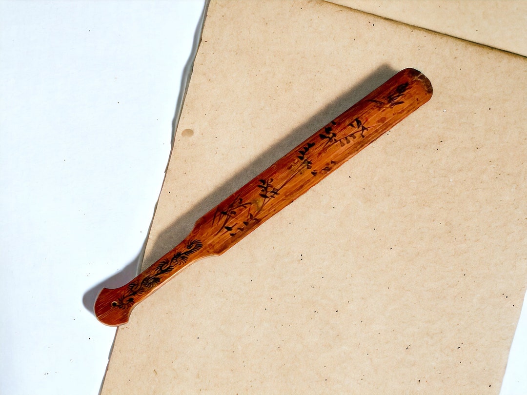 Vintage Paper Folder or Page Turner Made in Wood - Etsy