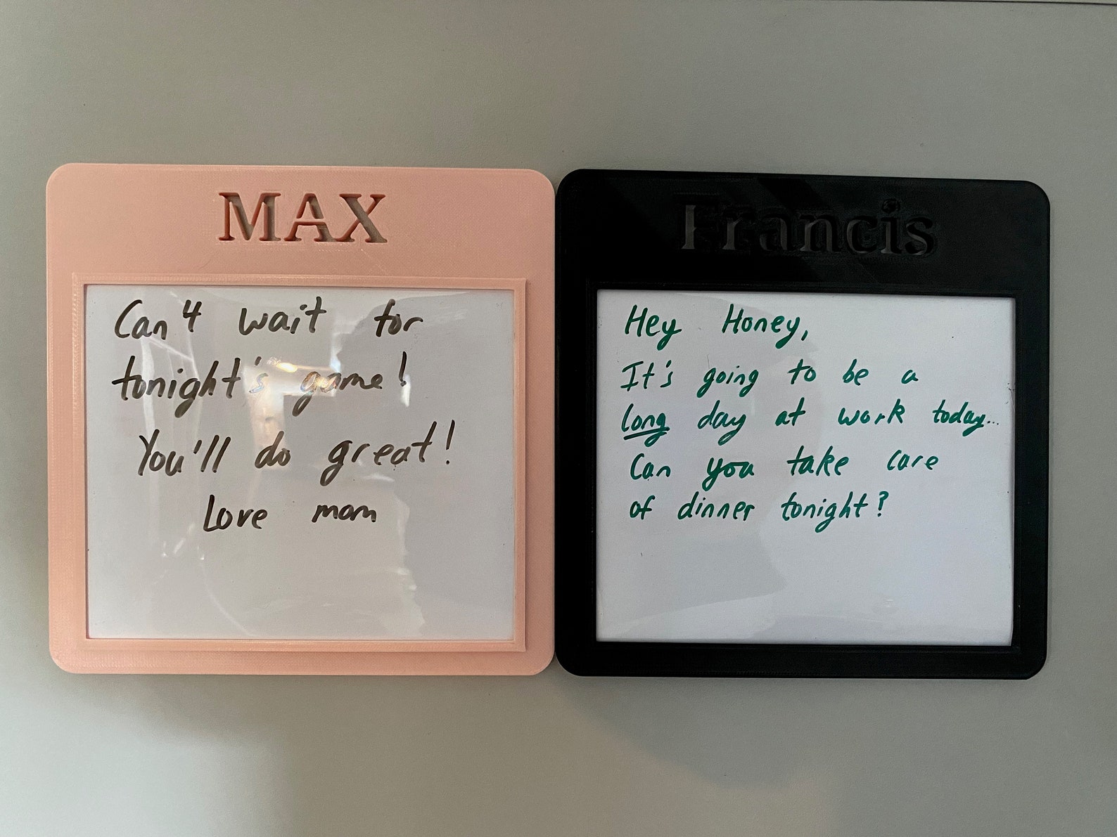 Custom Mini Whiteboard/Note Board with Dry Erase and Magnets | Etsy