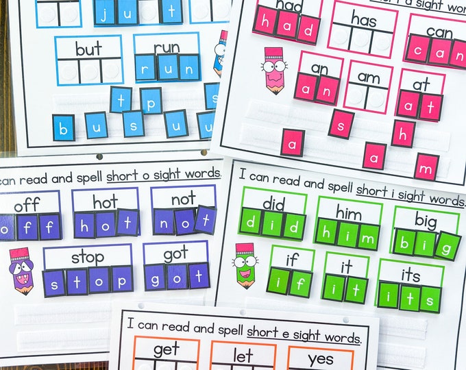 Sight Word Activity Bundle, Preschool Curriculum, Kindergarten ...