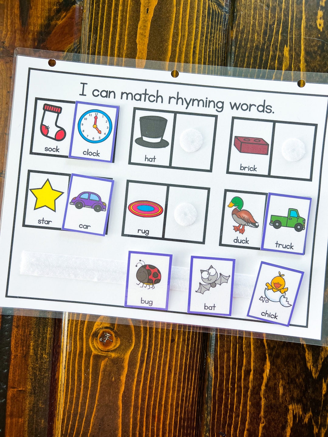 Match Rhyming Words, Preschool Curriculum, Kindergarten Curriculum ...