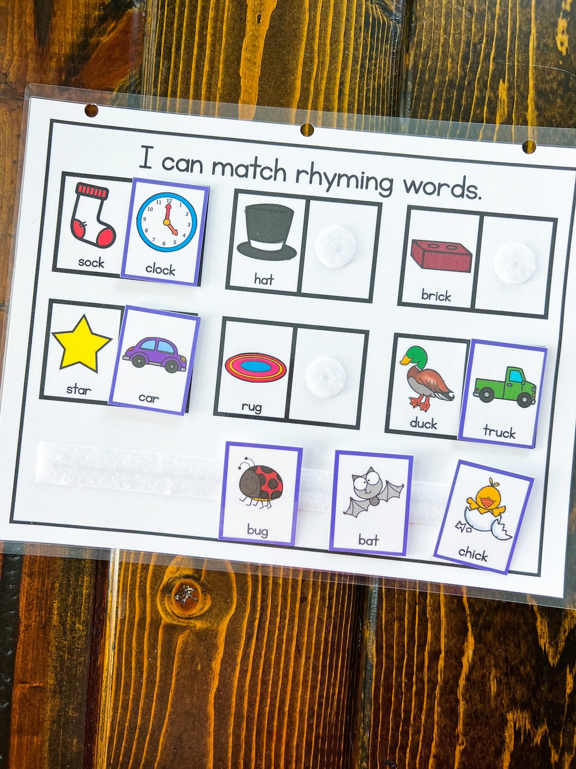 Match Rhyming Words, Preschool Curriculum, Kindergarten Curriculum ...