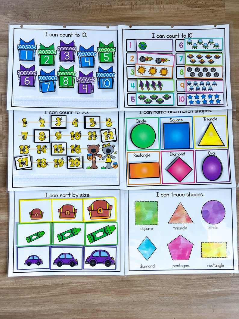 PRINTABLE Learning Binder, Digital Toddler Busy Binder, Preschool ...