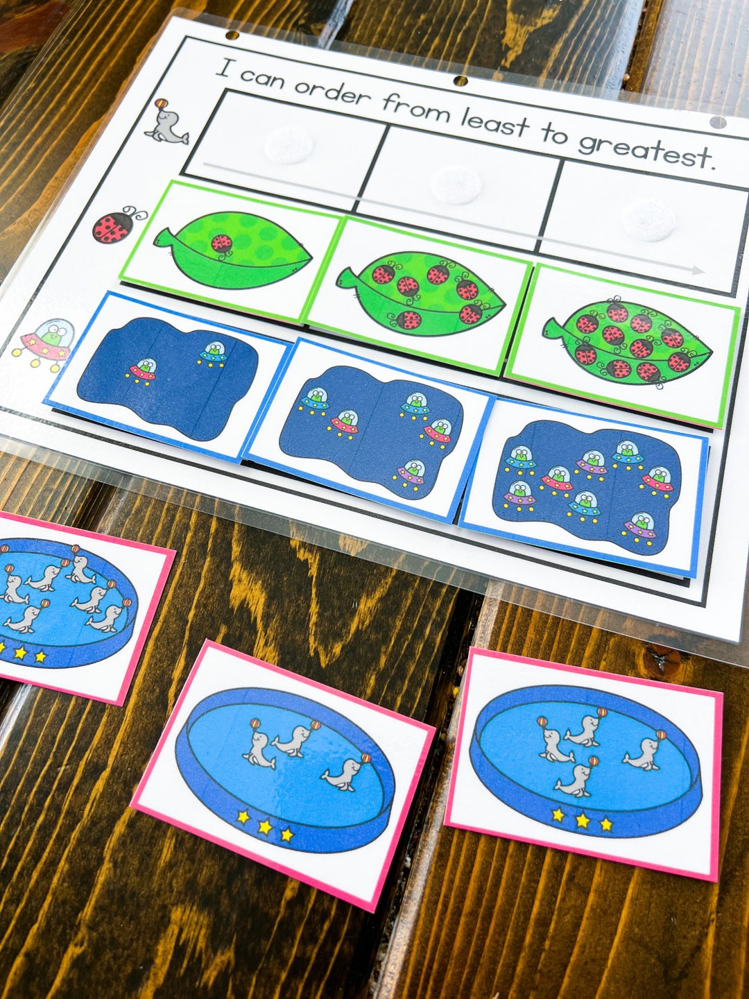 Sort Least to Greatest Activity Page, Math Sorting, Toddler Busy Binder ...