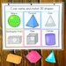 Shape Game Bundle, 2D and 3D Shapes, Geometry, Toddler Busy Binder ...