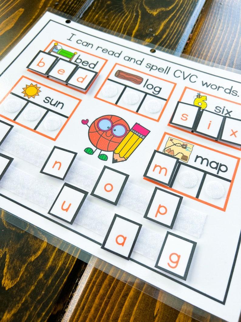 CVC Words Activity Page, Preschool Curriculum, Kindergarten Curriculum ...