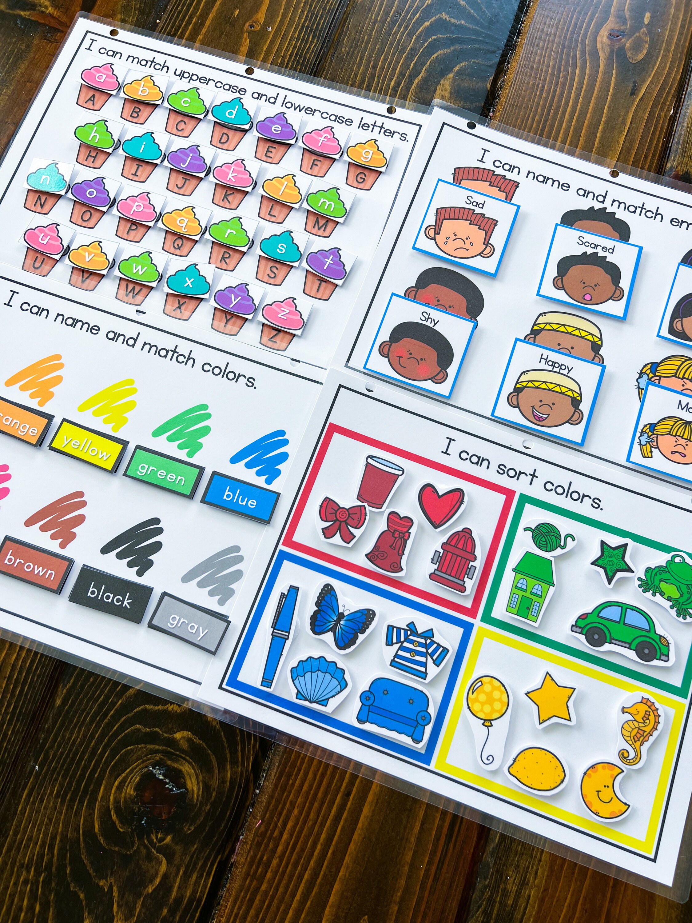 Prek Learning Binder, Toddler Busy Binder, Preschool Learning Binder ...