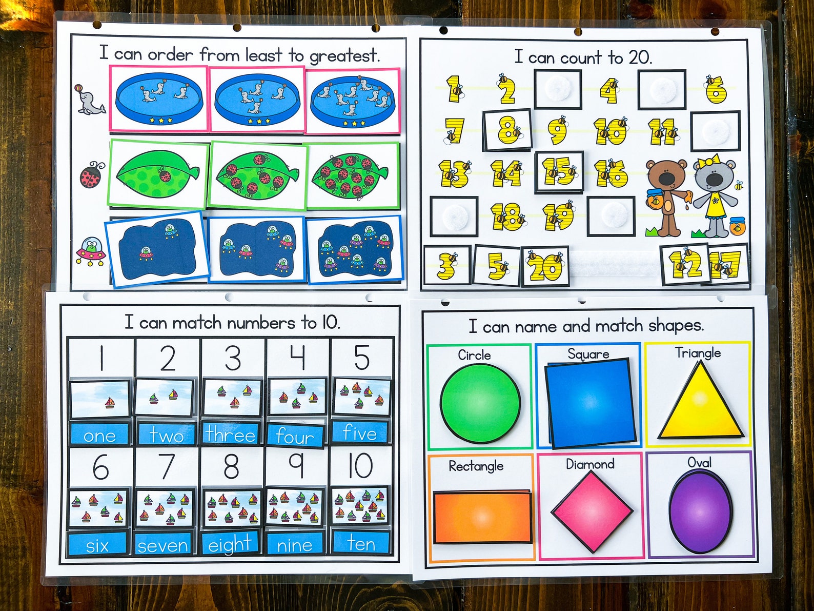 Kindergarten Learning Binder, Toddler Busy Binder, Preschool Learning ...