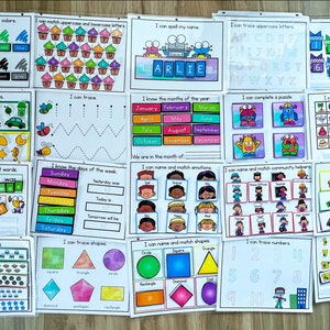 PRINTABLE Learning Binder, Digital Toddler Busy Binder, Preschool ...