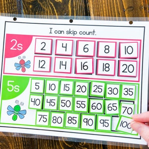 Skip Counting Game, Kindergarten Curriculum, First Grade Curriculum ...