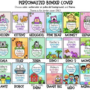 BUILD YOUR OWN Learning Binder, Toddler Busy Binder, Preschool Learning ...