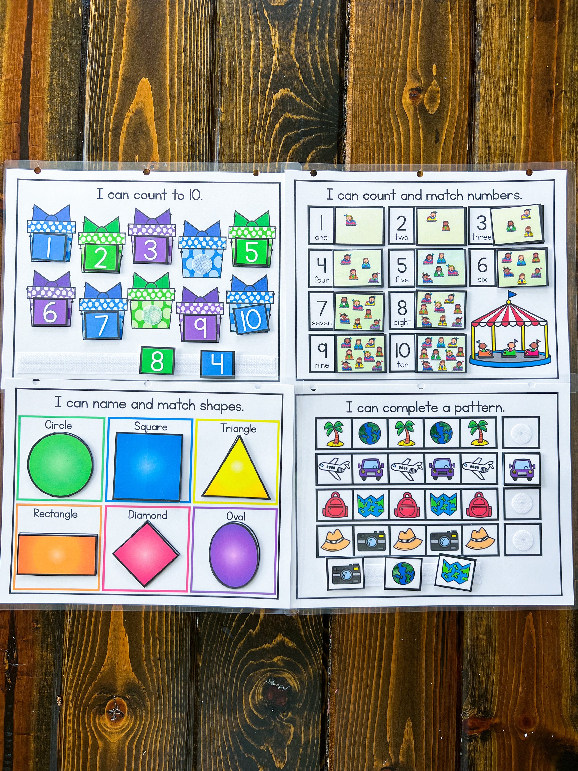 Prek Learning Binder, Toddler Busy Binder, Preschool Learning Binder ...