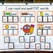 CVC Words Activity Page, Preschool Curriculum, Kindergarten Curriculum ...