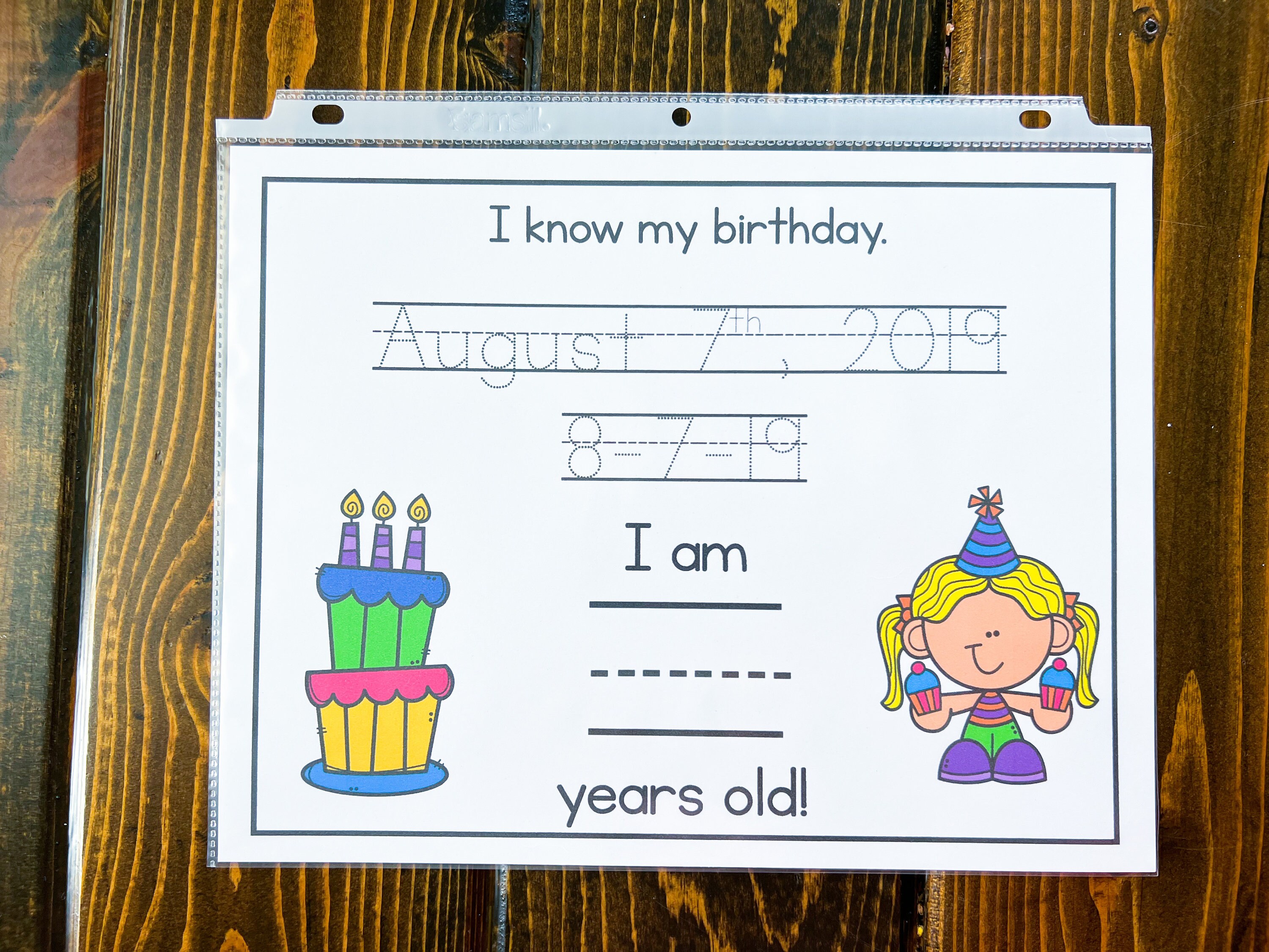Personal Information Busy Binder Pages, Birthday, Address, Phone Number ...