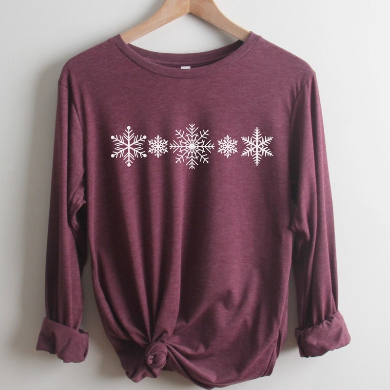 Snowflake Shirt - Etsy