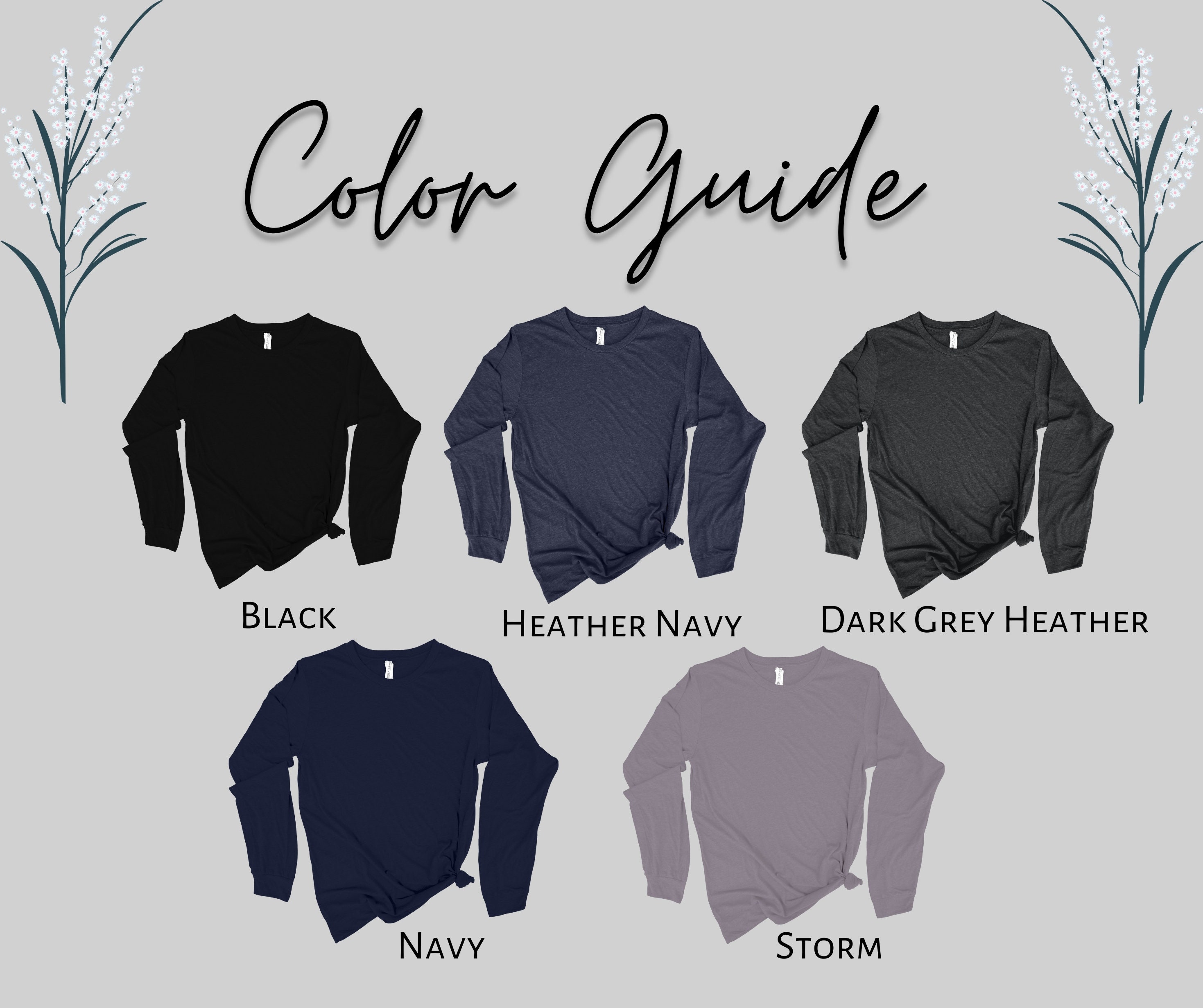 Winter Snowflake Long Sleeve Tee ǀ Scandi Winter Snow T-shirt ǀ Ladies ...