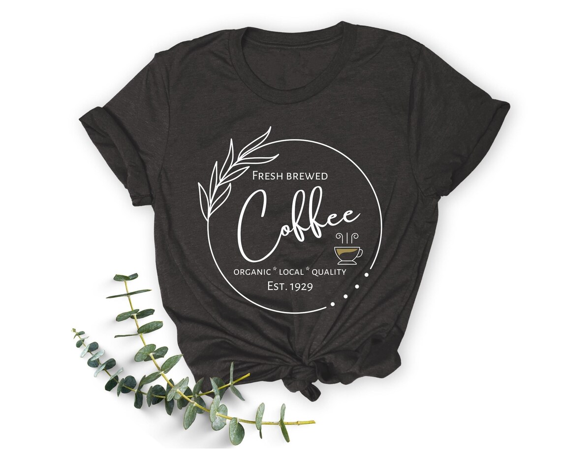Fresh Brewed Coffee T-shirt – Vintage Cafe Lover Tee - Etsy