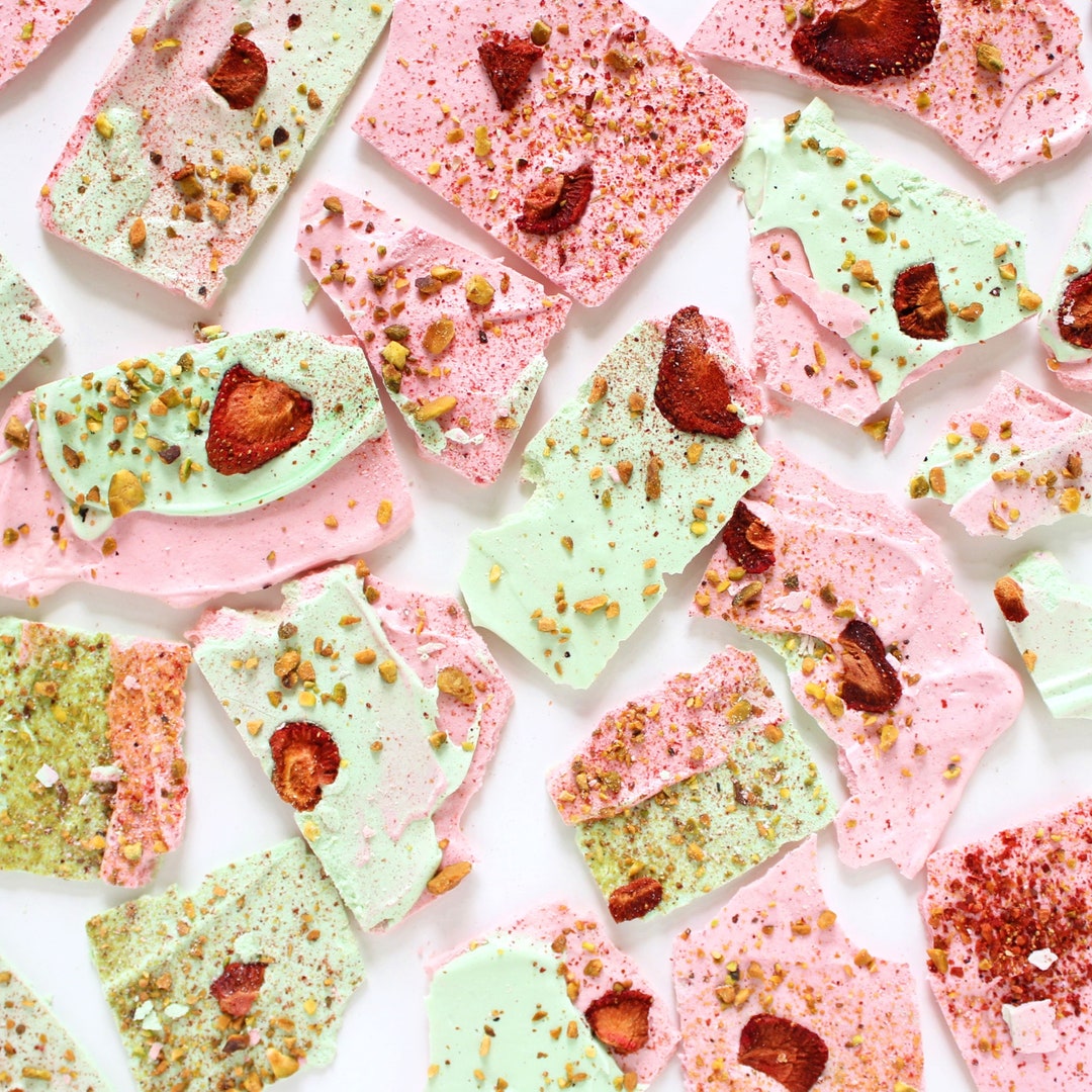 Strawberry Pistachio Meringue Bark - Small Batch - Packaged in Bulk - Etsy