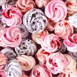 Mixed Berry Meringue Cookies Party Favor Gift Wedding - Etsy