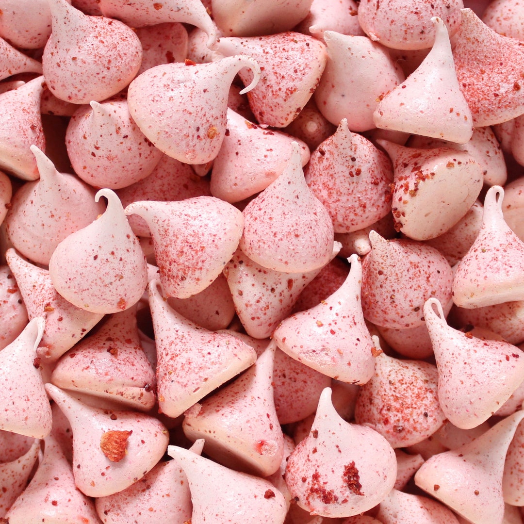 Strawberry Meringue Drops Cookies Shower Party Favor Gift Thank You ...