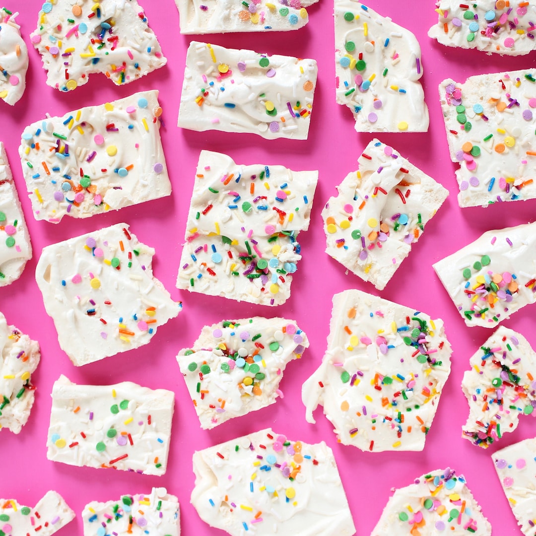 Party Meringue Bark Vanilla Sprinkle Gift Wedding Shower Thank You ...