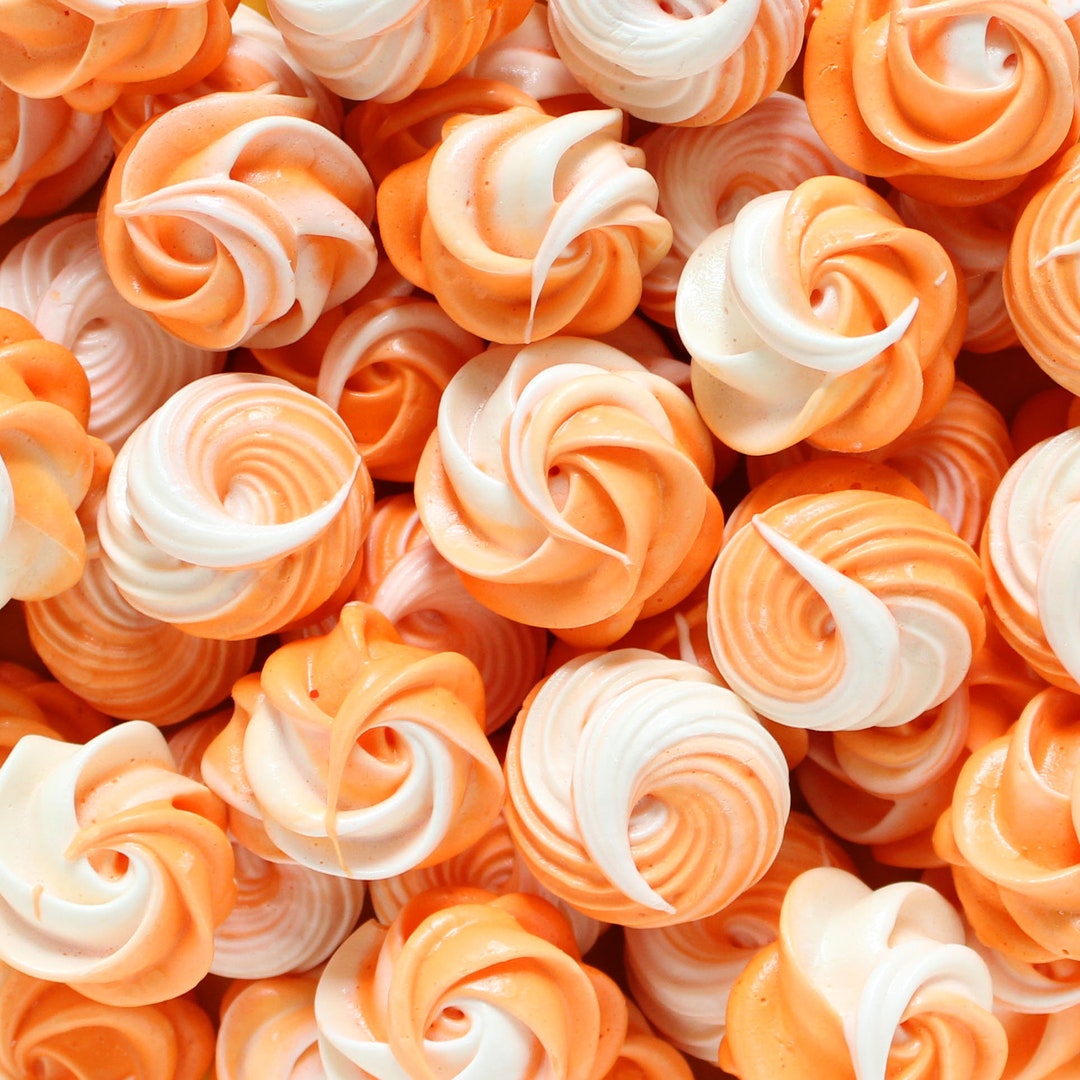 Orange Vanilla Meringue Cookies - Small Batch - Packaged in Bulk - 1.5 ...